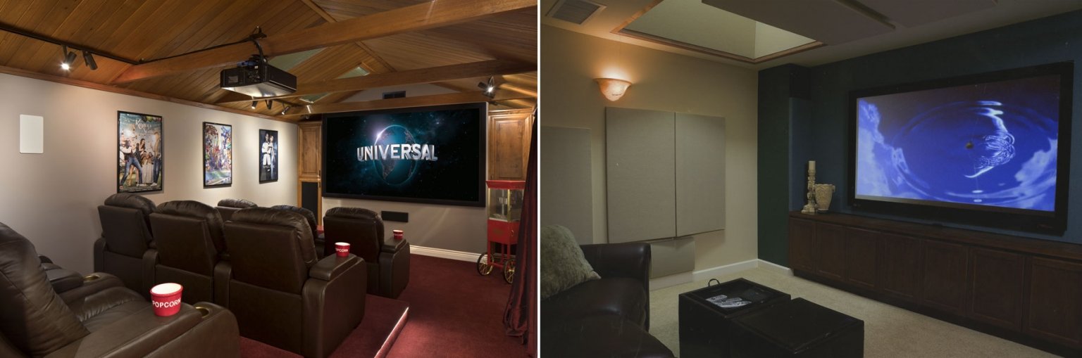 Home Media Rooms - Harrell Design + Build