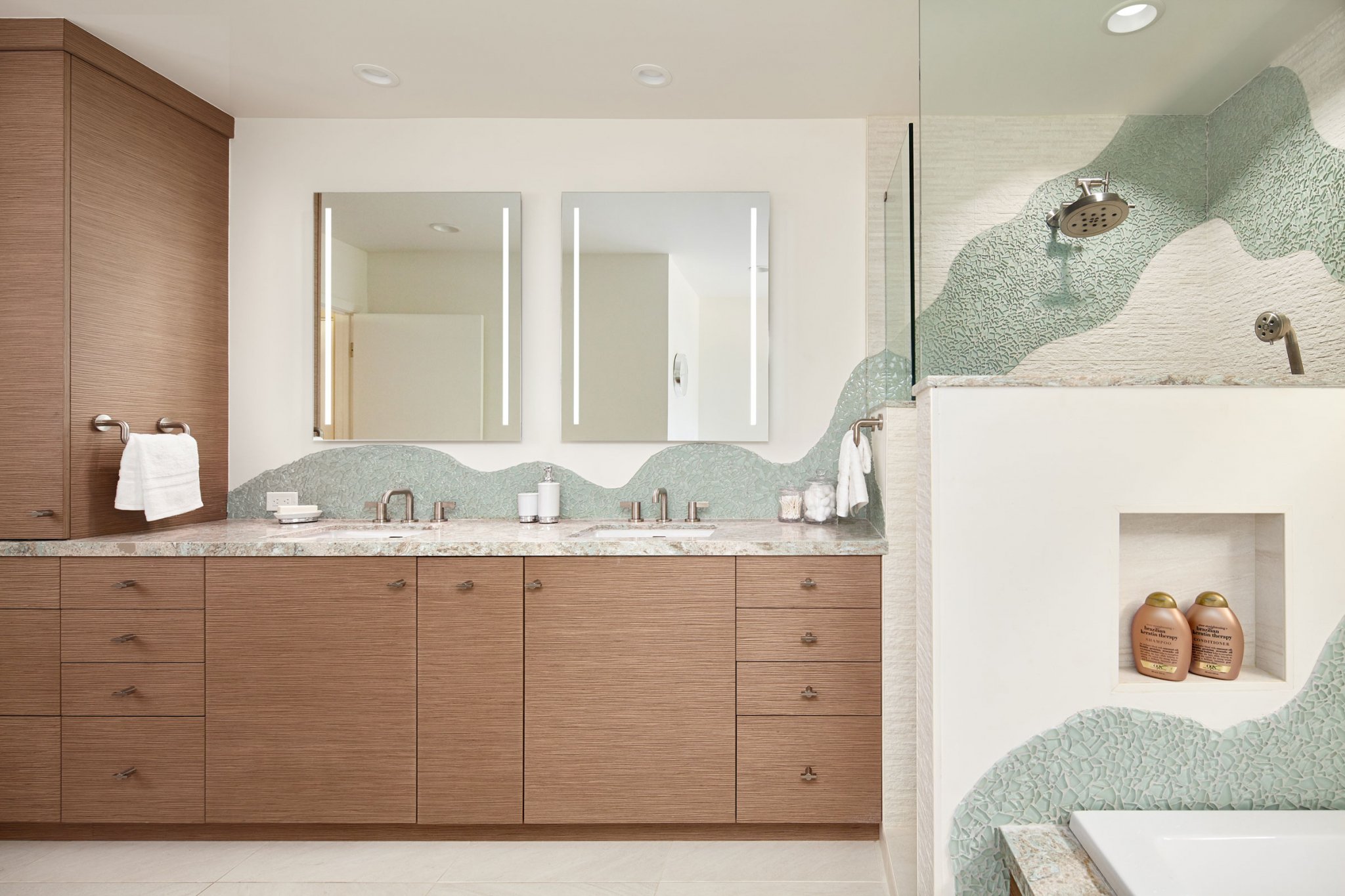 Light & Bright Bathrooms - Harrell Design + Build